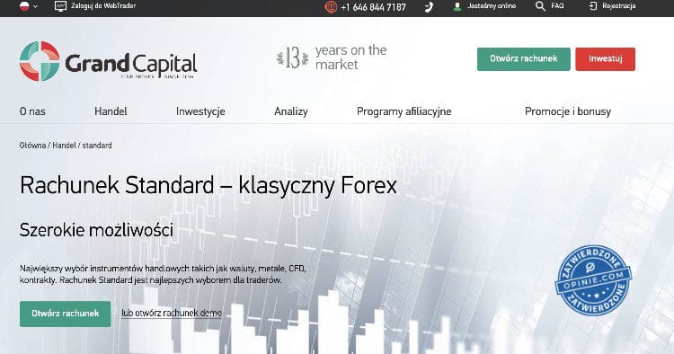 Grand Capital Opinie 2021 » Broker z Bonusem na Start